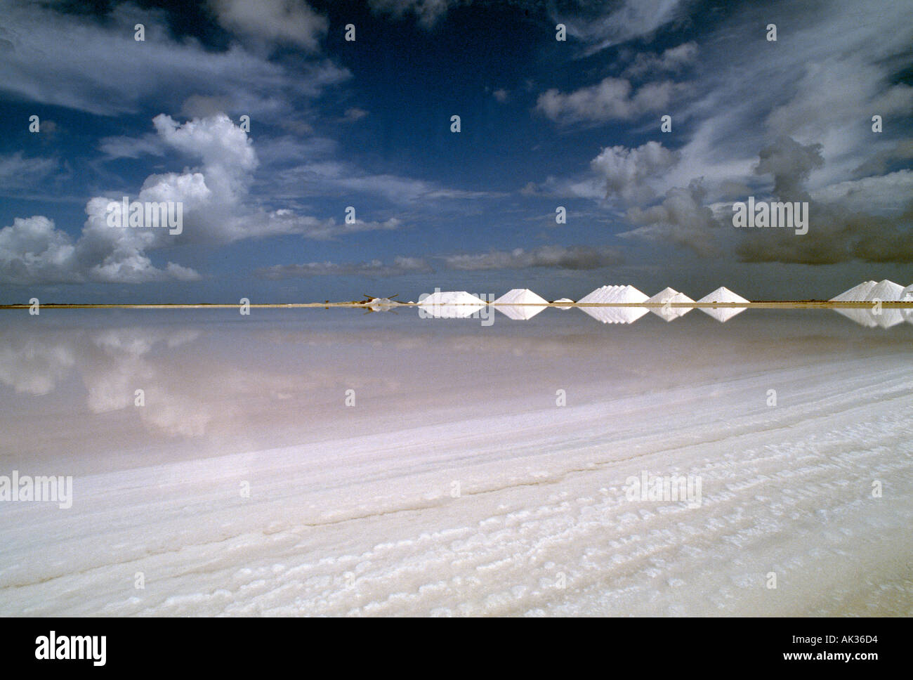 Solar salt works of bonaire hi-res stock photography and images - Alamy