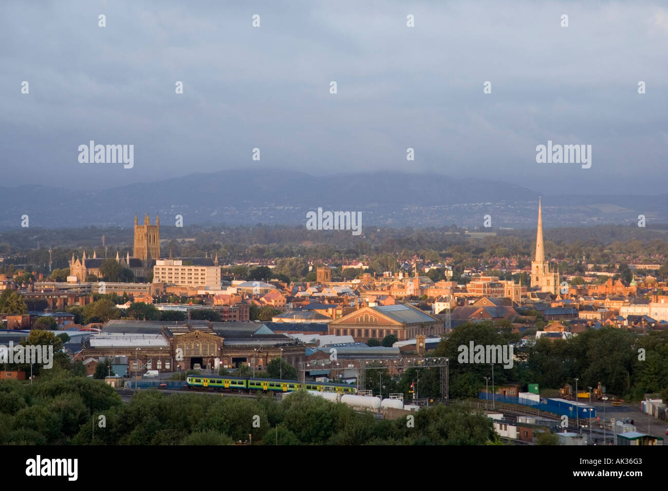 Aerial view sunrise over hi-res stock photography and images - Alamy