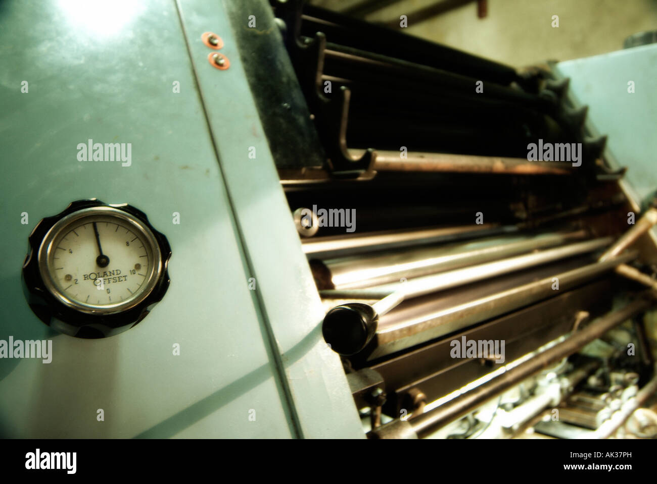 Industrial printing machine Stock Photo - Alamy