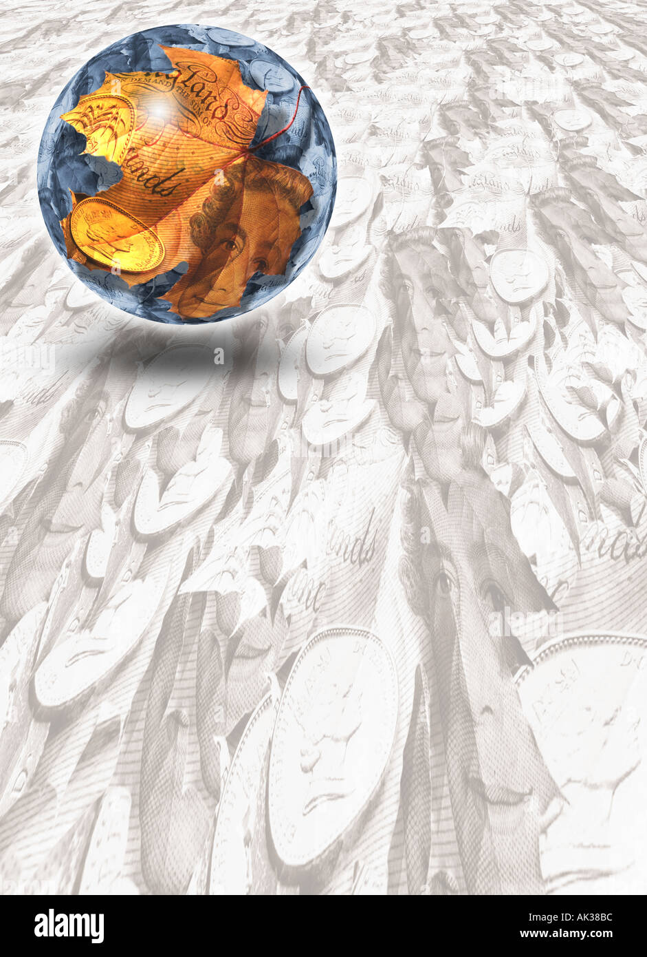 10 pound note abstract hi-res stock photography and images - Alamy