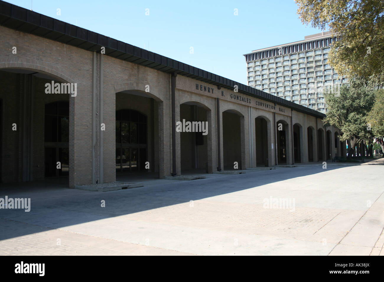 Entrance to Henry B Gonzalez Convention Center San Antonio Texas ...