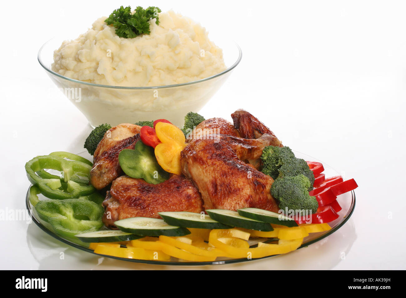 Colorful display of roasted chicken hi-res stock photography and images ...
