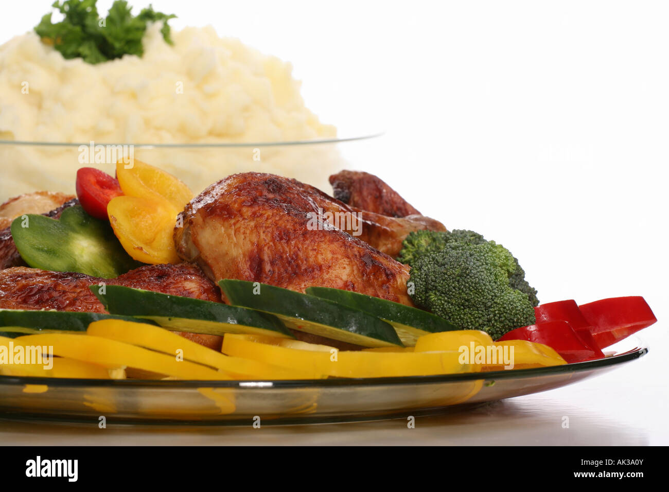 Colorful display of roasted chicken hi-res stock photography and images ...
