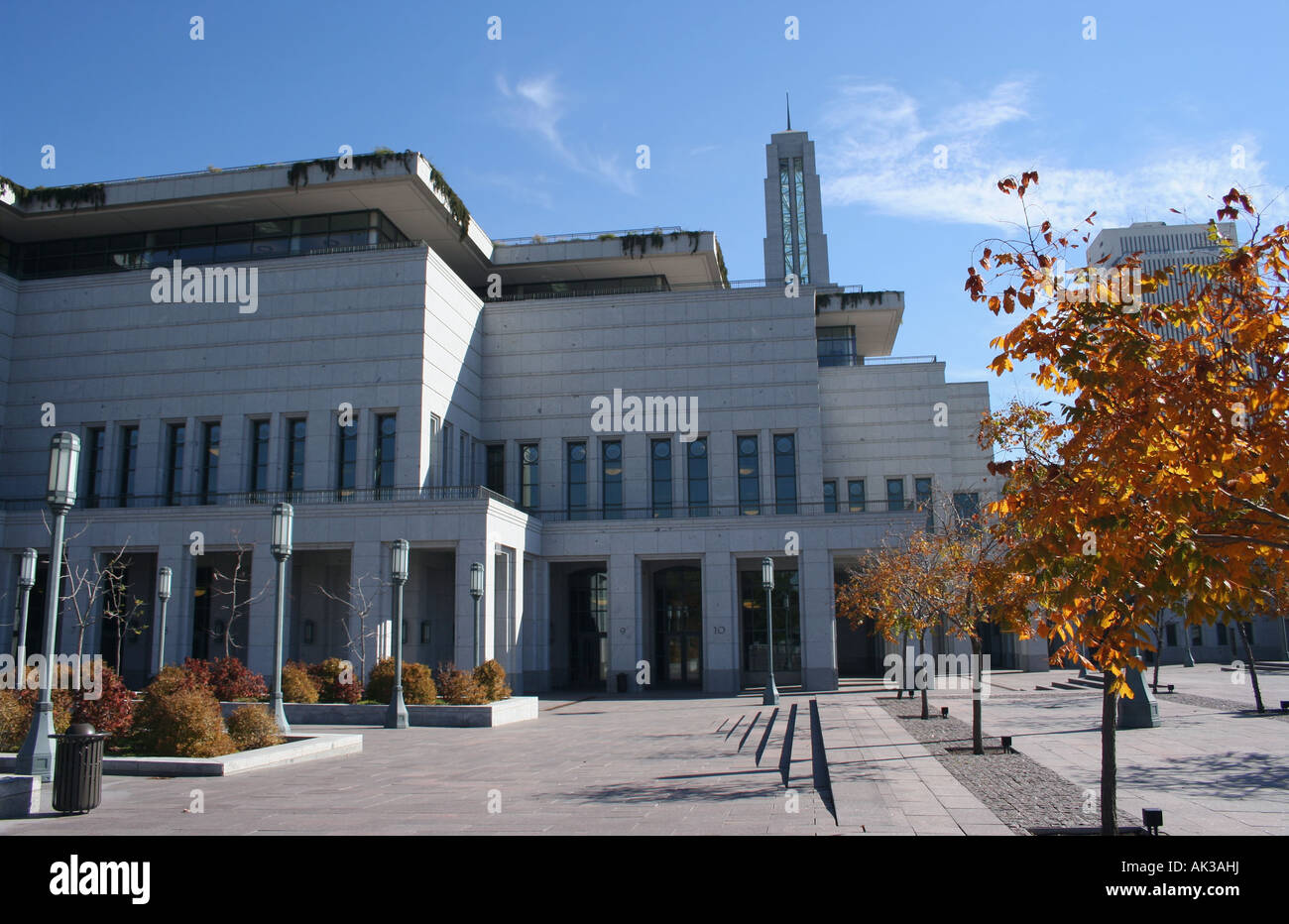 LDS Conference Center Salt Lake City Utah October 2007 Stock Photo - Alamy