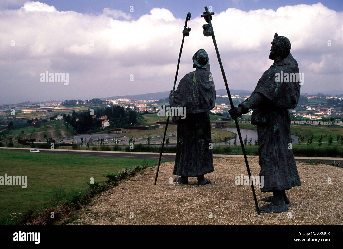 Monument to Pilgrims of "The Road to Santiago de Compostela" Monte do ...