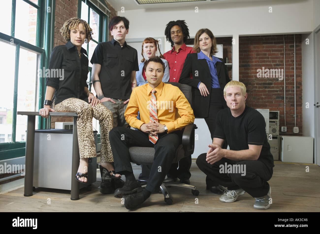 Diverse group seven people hi-res stock photography and images - Alamy