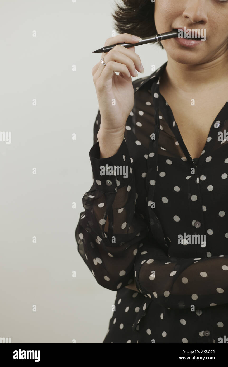 Chewing on a pen hi-res stock photography and images - Alamy