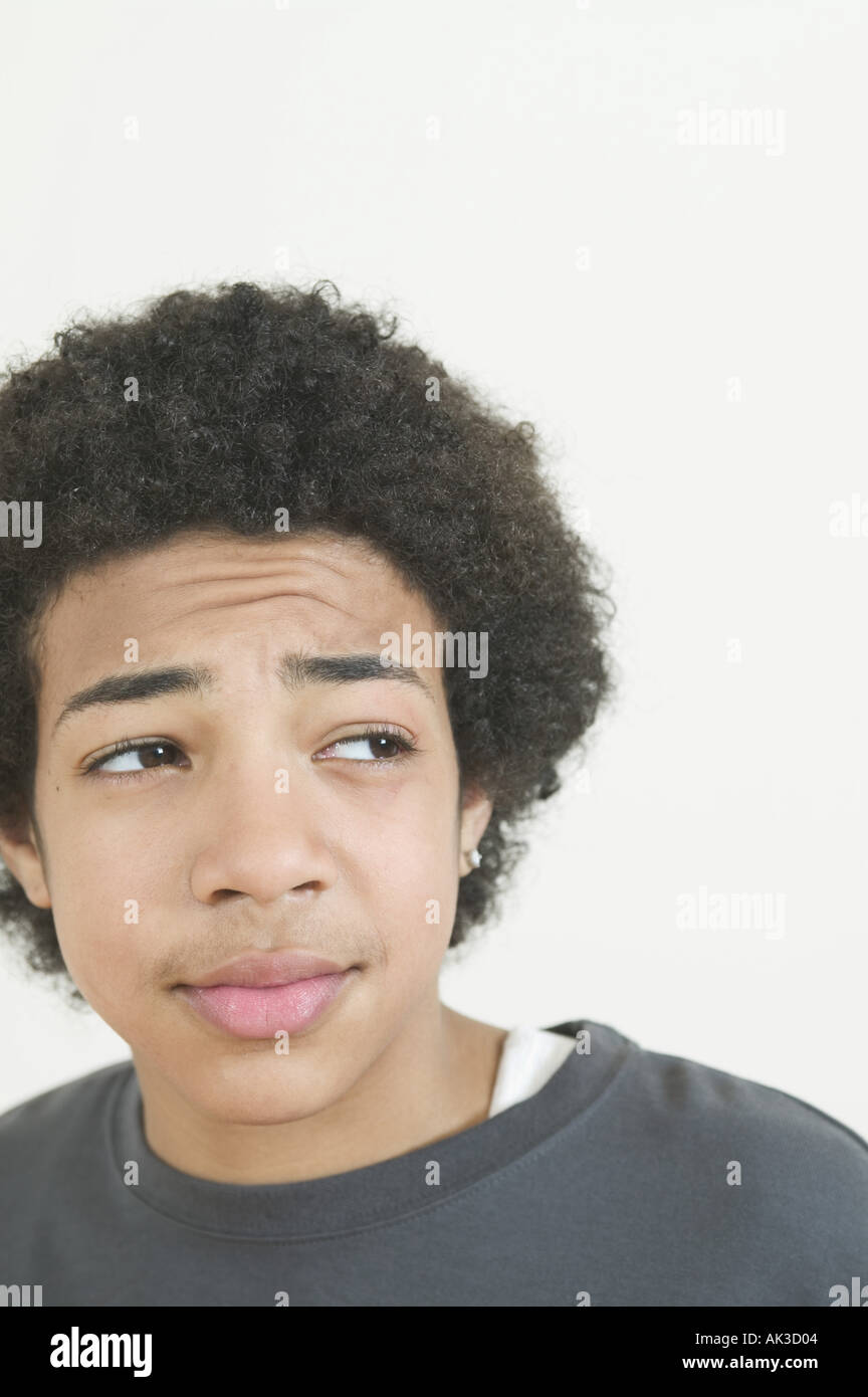 Side pose handsome teenager boy hi-res stock photography and images - Alamy