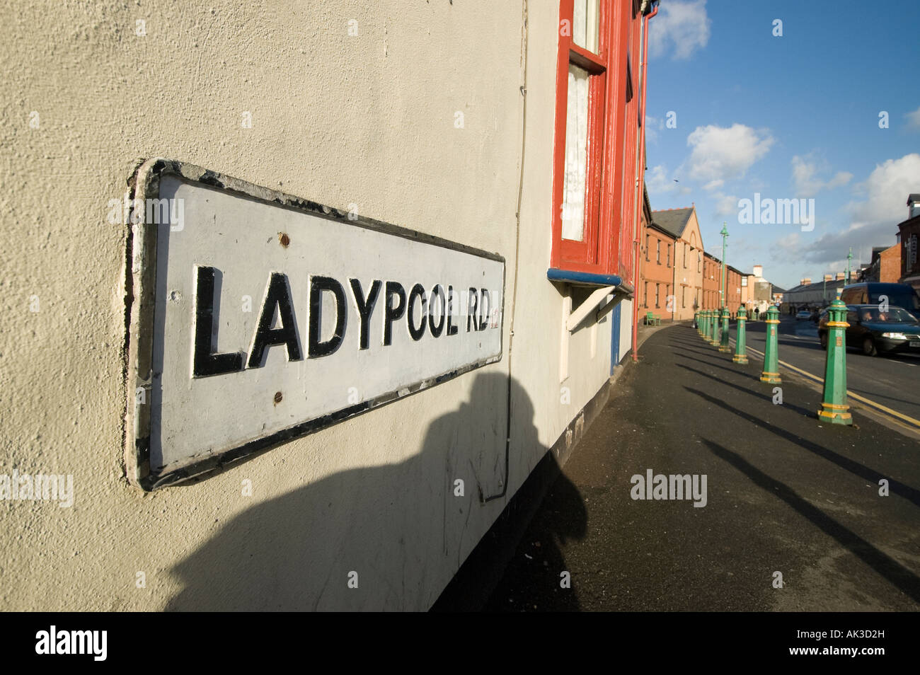 ladypool road sign in birmingham home of the curry mile in the west ...