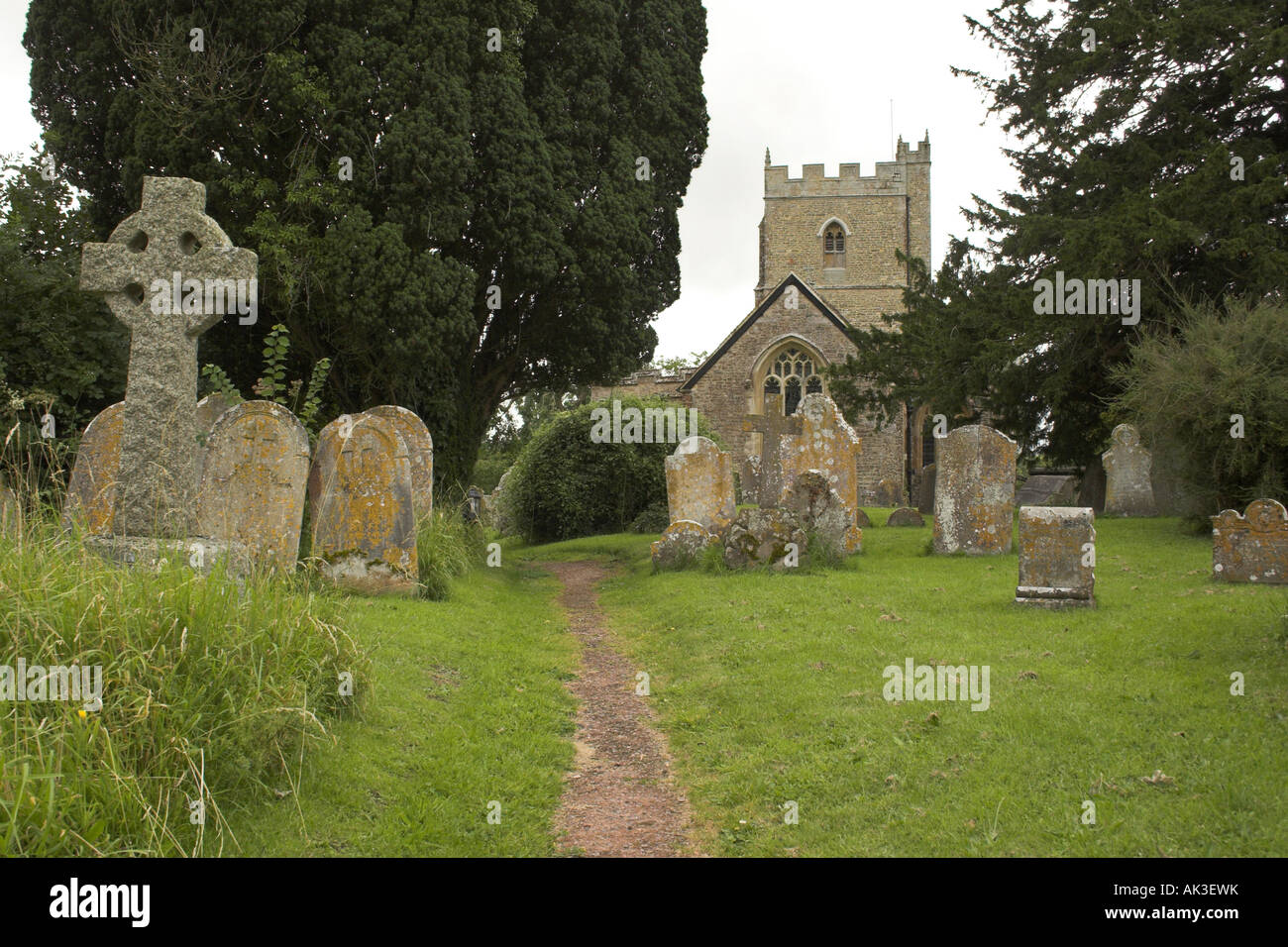 The church of St Mary and St James, Hazelbury Bryan, Dorset Stock Photo ...
