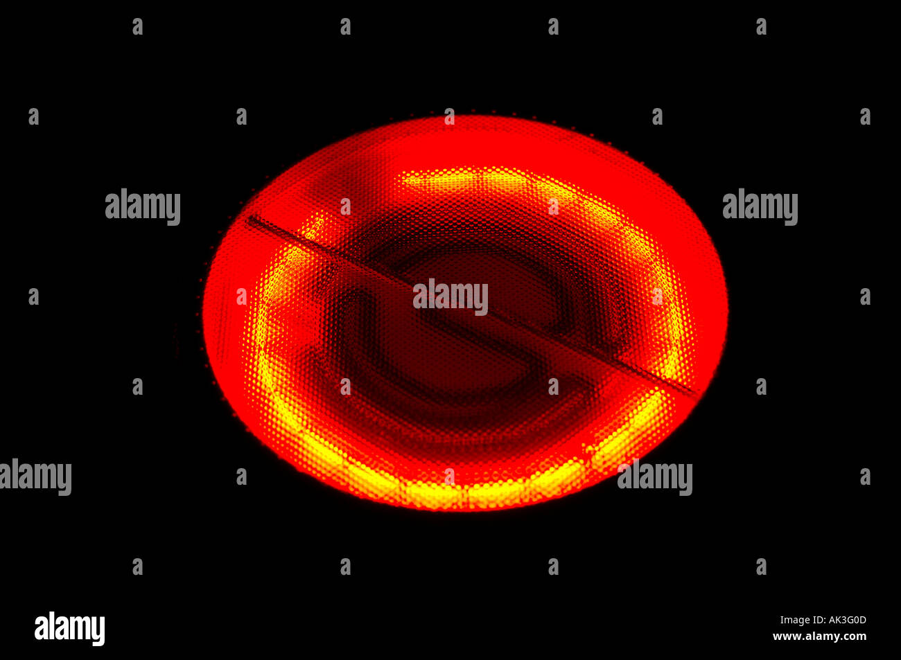 Close up of ceramic halogen electric cooker hob Stock Photo - Alamy