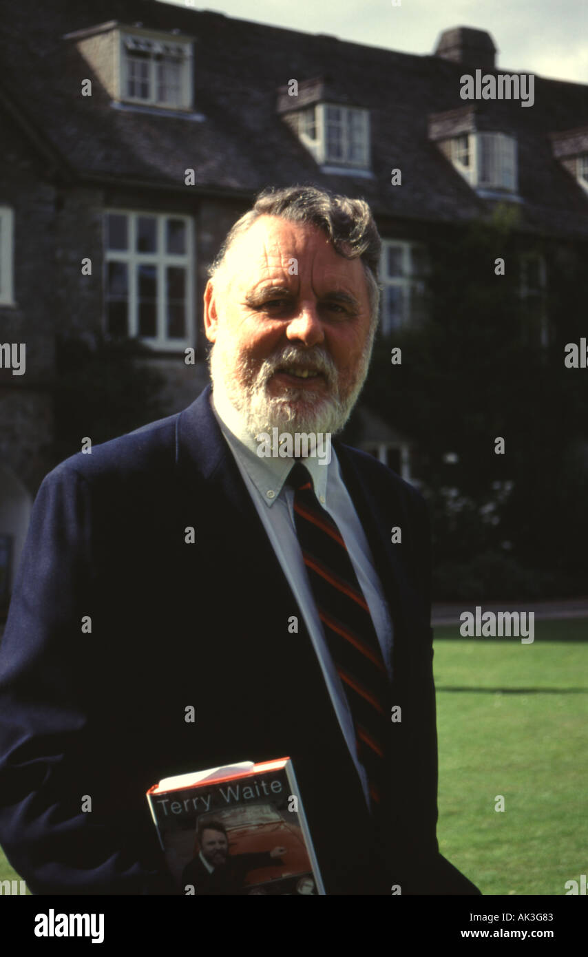 Portrait of Terry Waite at the Way With Words literary Festival ...