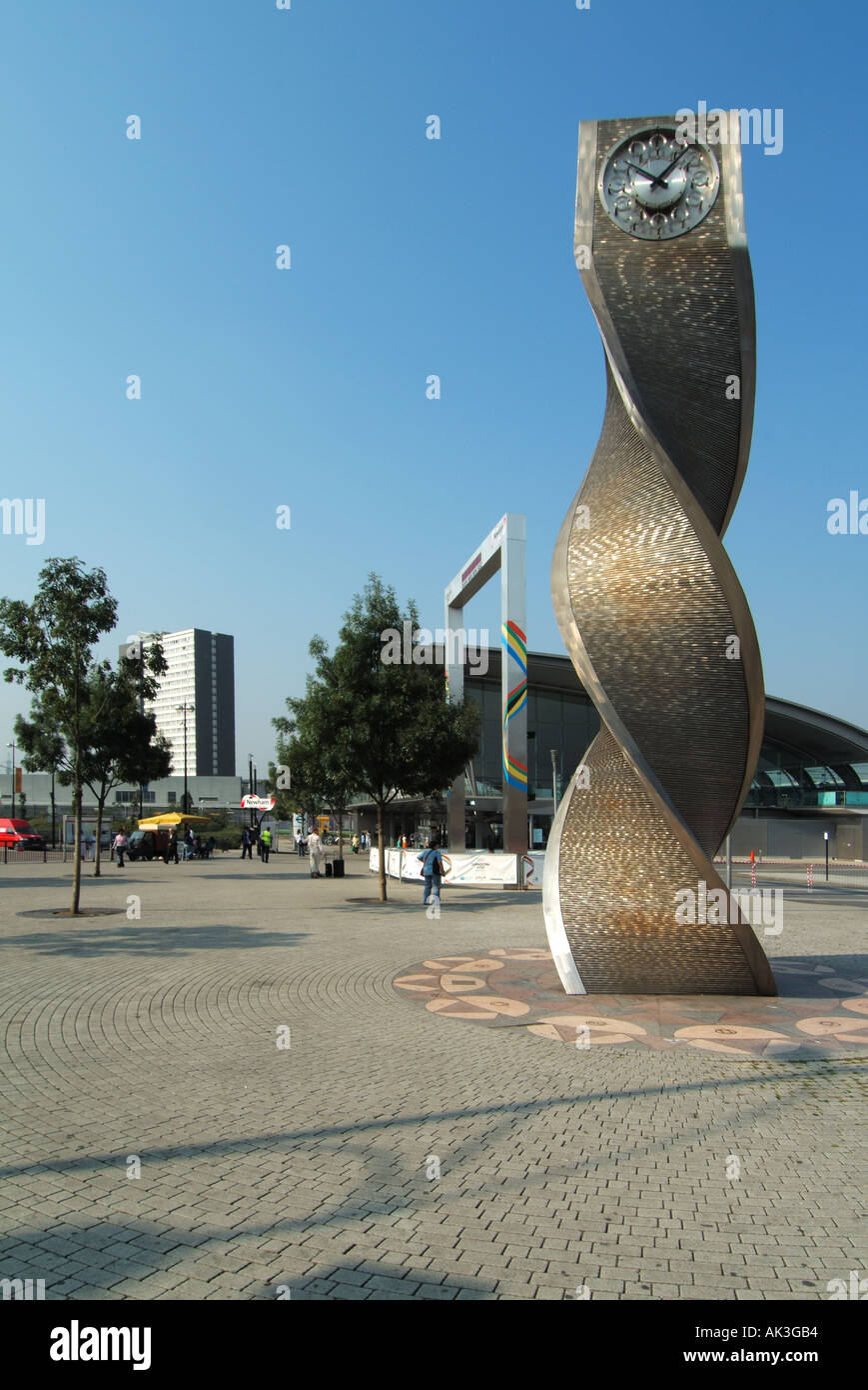 Stratford modern interchange station forecourt and clock tower becoming ...