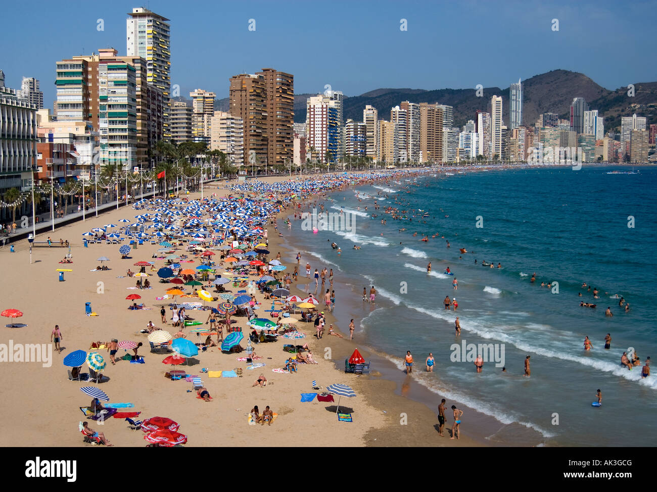 Beach Swim Spain Benidorm High Resolution Stock Photography and Images ...