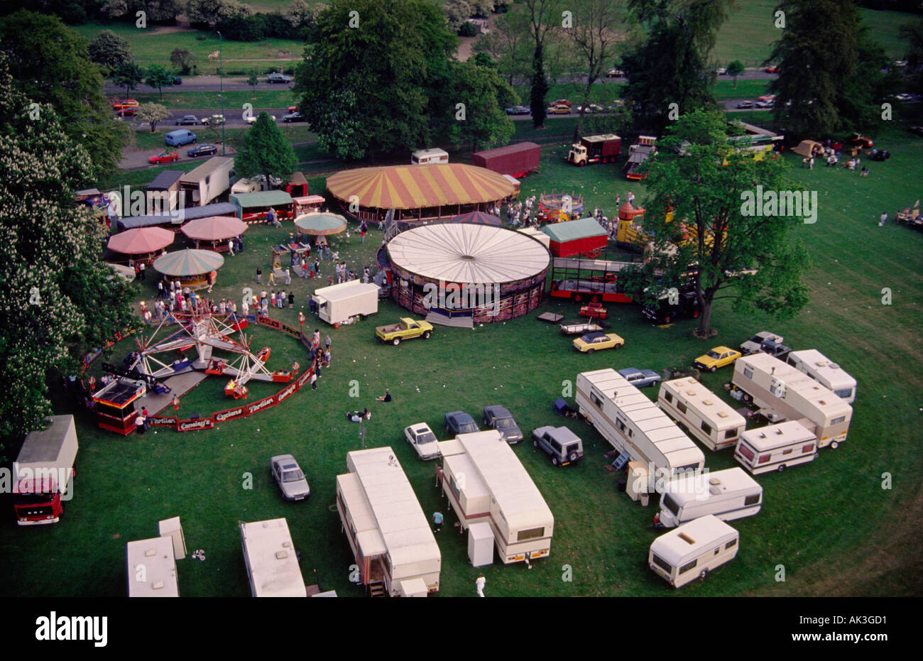 Fairground Croydon Surrey England UK Stock Photo - Alamy