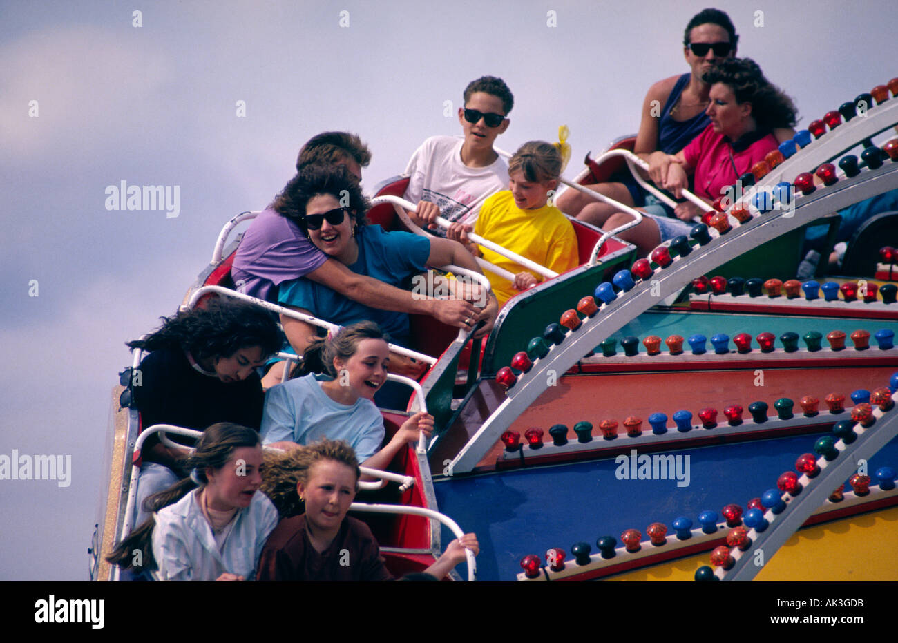 Fair ground ride Stock Photo - Alamy