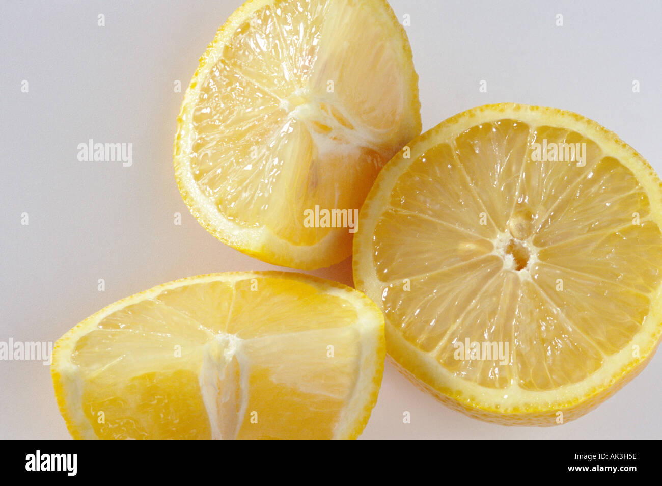 Pieces of lemon Stock Photo - Alamy