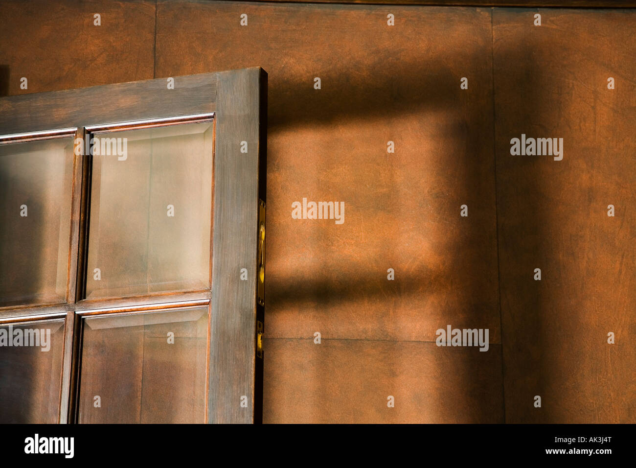 Open Door and Shadow Stock Photo - Alamy