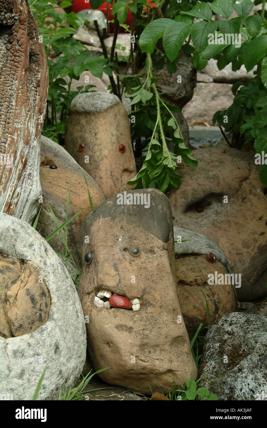 funny stone sculpture Kippford Dumfries and Galloway southwest Scotland ...