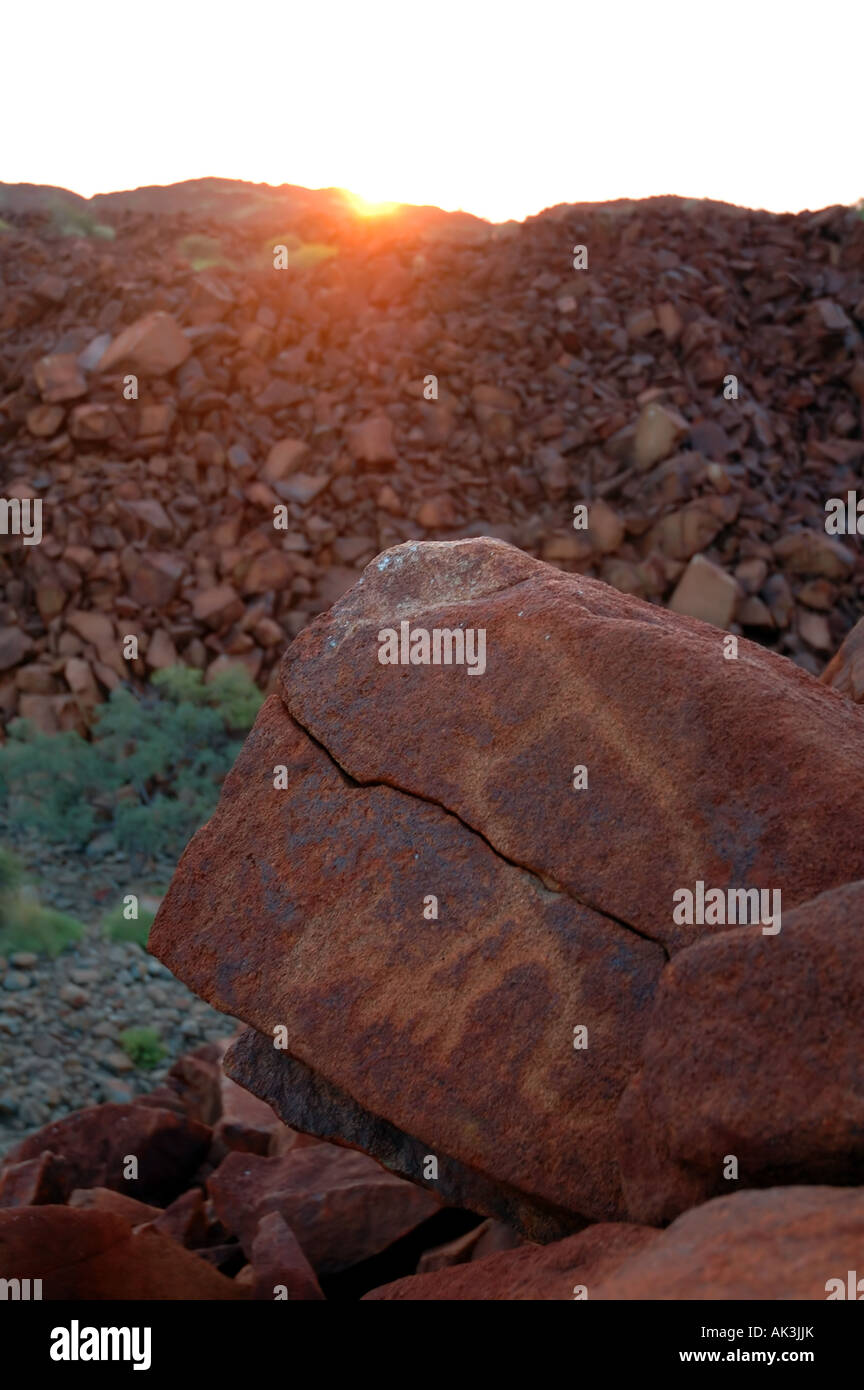 Rock art burrup australia hi-res stock photography and images - Alamy