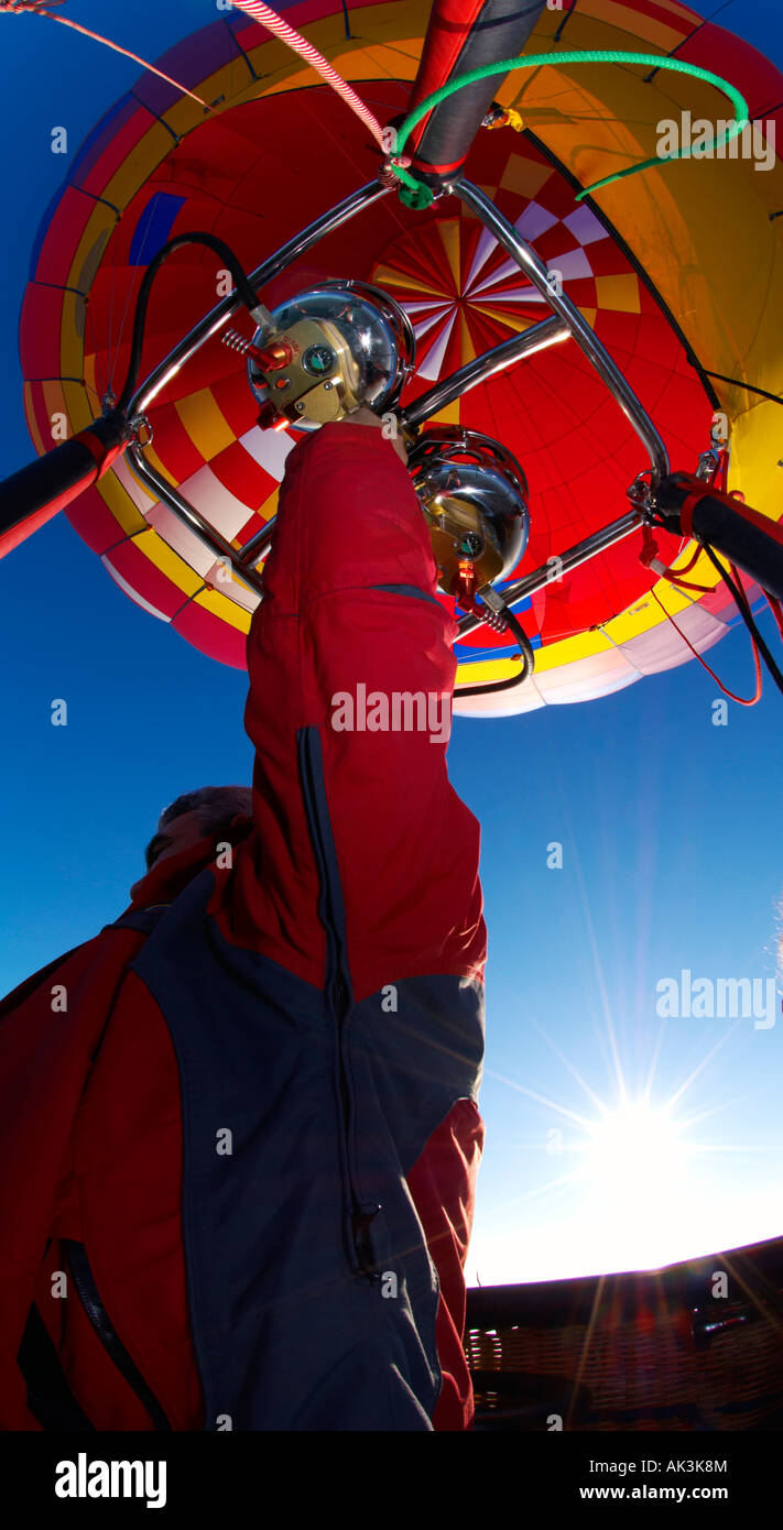 Fly with balloon Stock Photo - Alamy