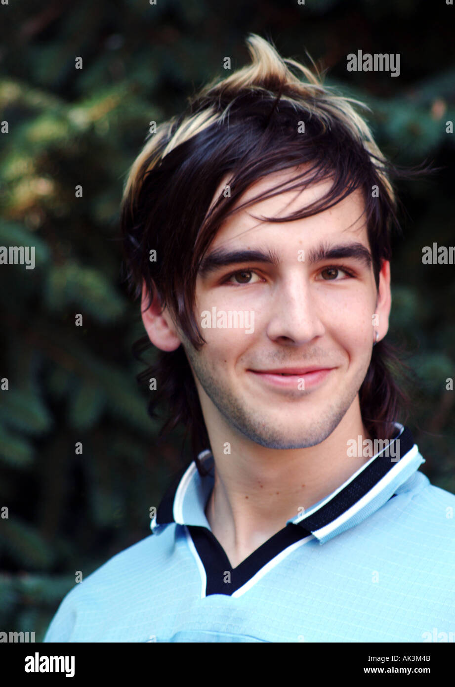 Portrait Of Young Man Stock Photo - Alamy