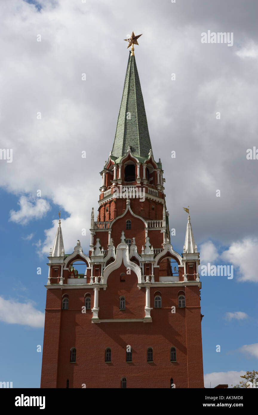 Trinity Gate Tower Kremlin Russia Stock Photos & Trinity Gate Tower ...
