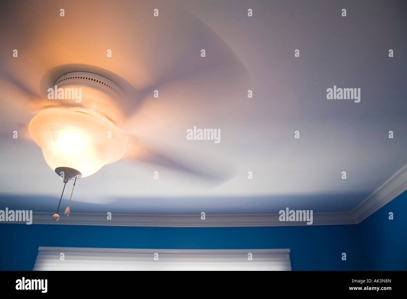 Ceiling Fan in Motion Stock Photo - Alamy