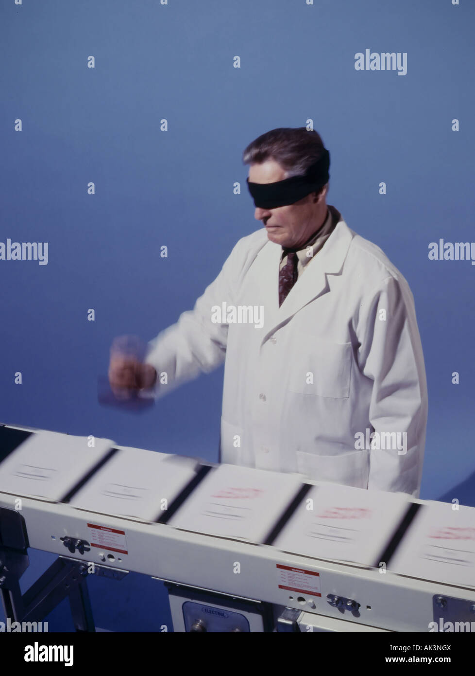Blind folded hi-res stock photography and images - Alamy
