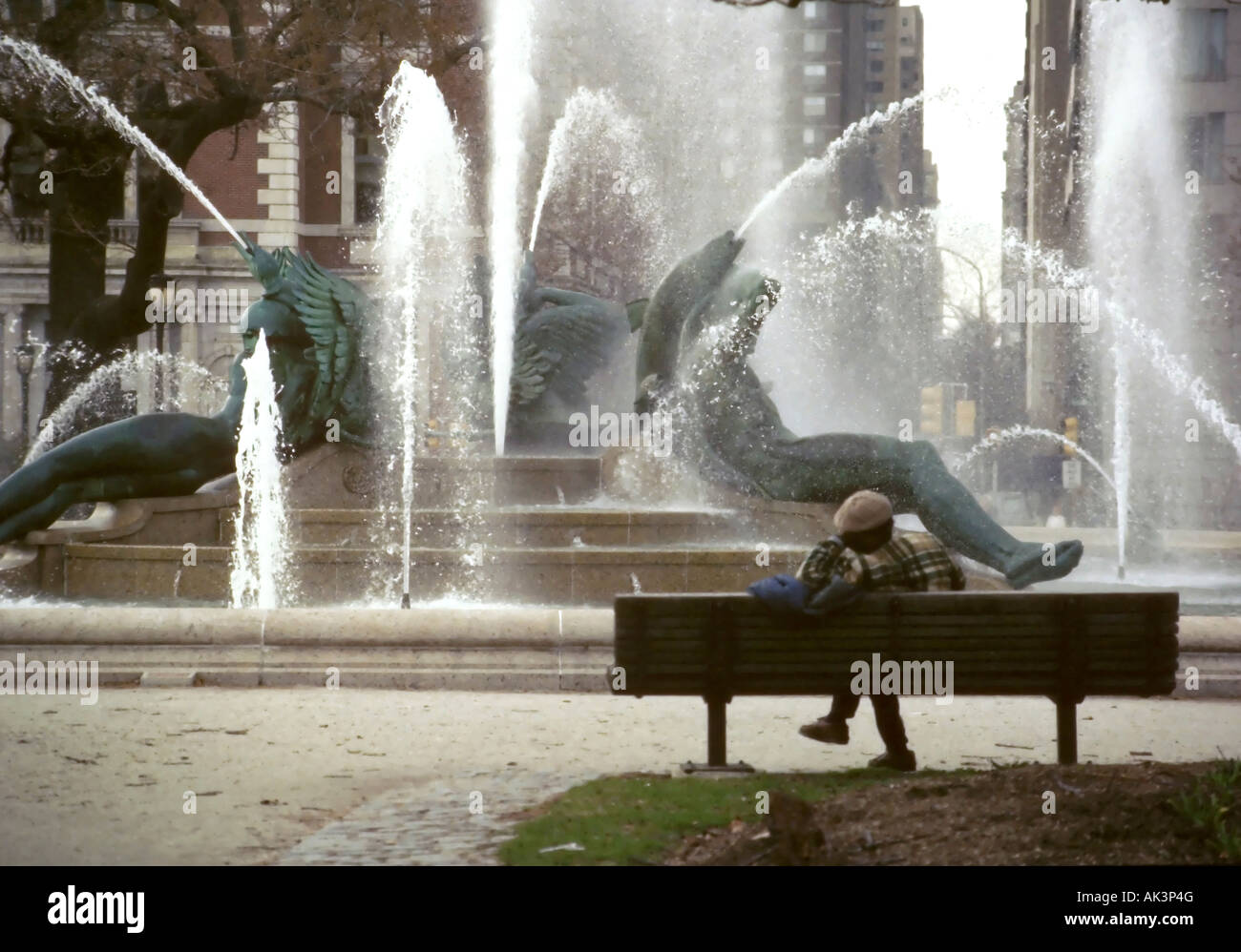 logan Fountain in philadelphia Stock Photo - Alamy