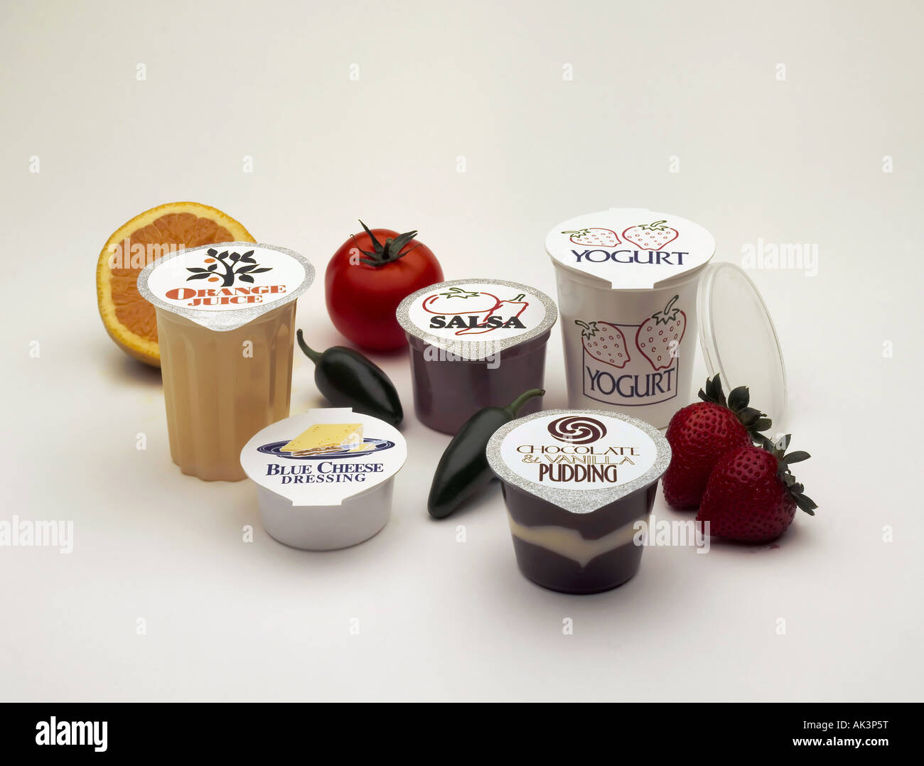 generic food packaging Stock Photo - Alamy