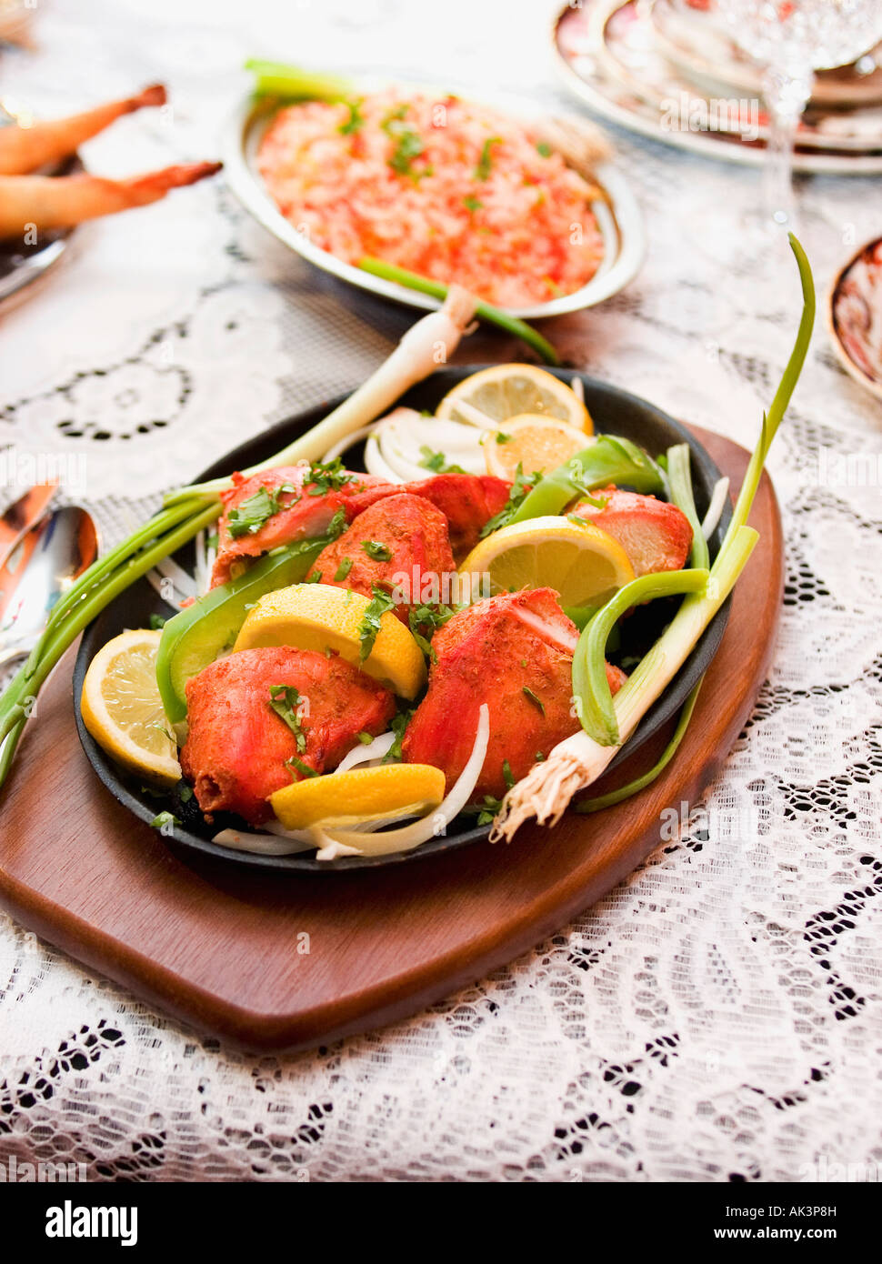 Close up of food on plate Stock Photo - Alamy