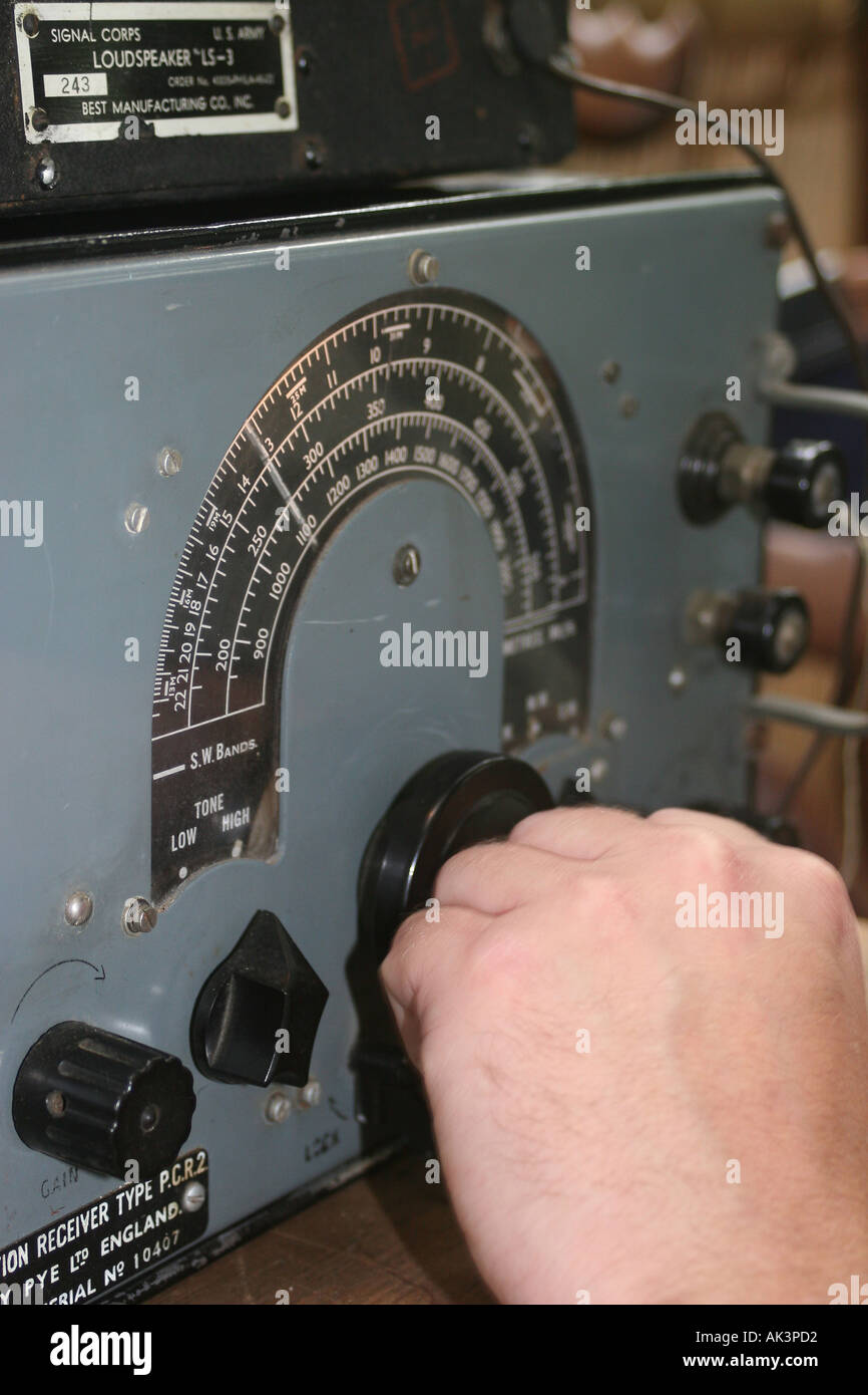 World war radio hi-res stock photography and images - Alamy