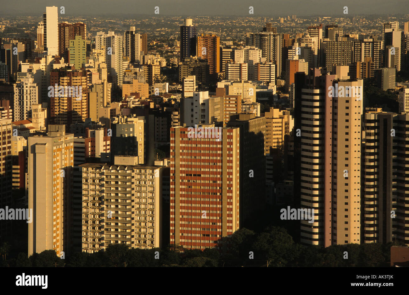 Skyline Curitiba Parana State Brazil Stock Photo - Alamy