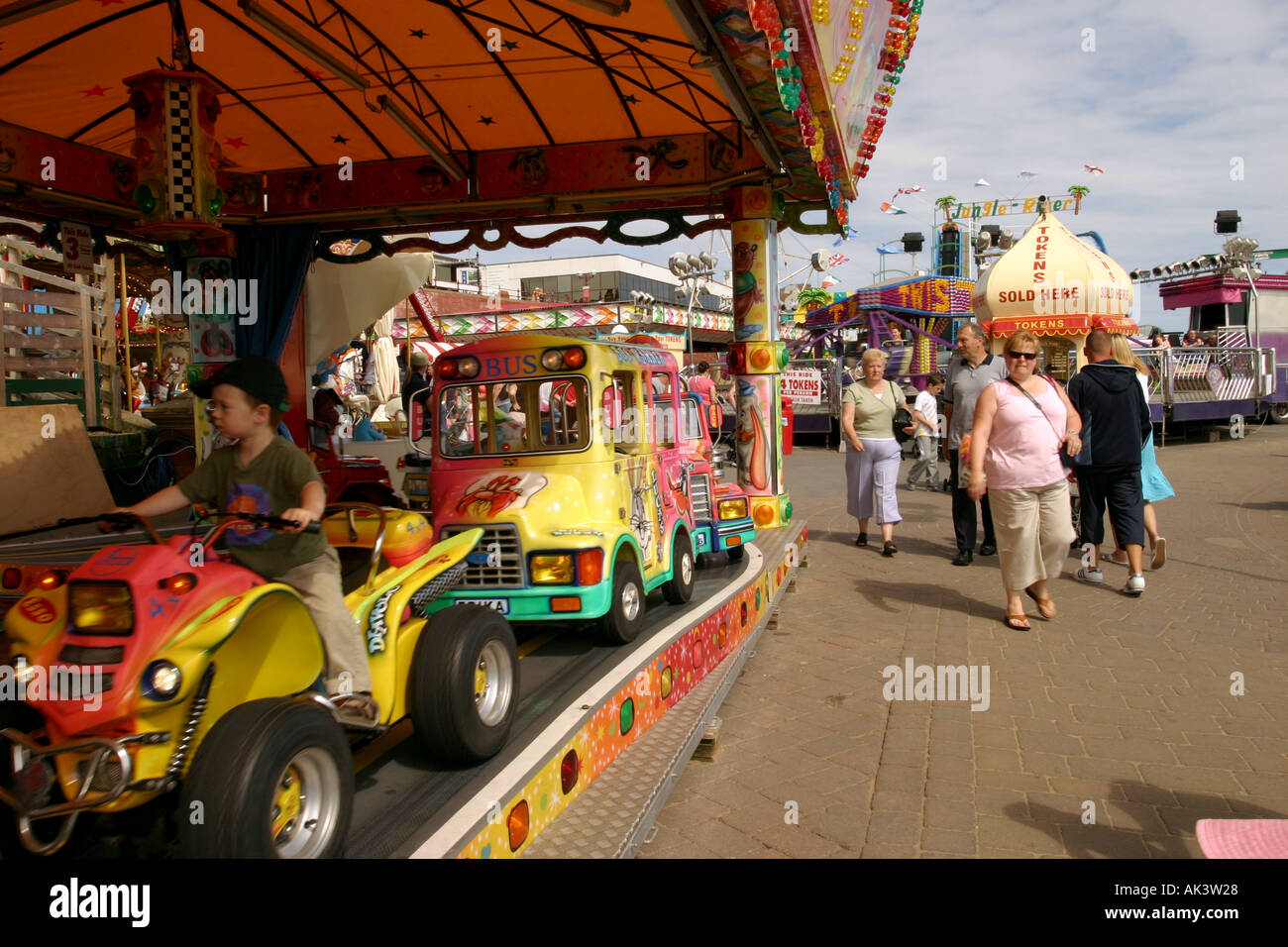 Bridlington uk fun fair ride hi-res stock photography and images - Alamy