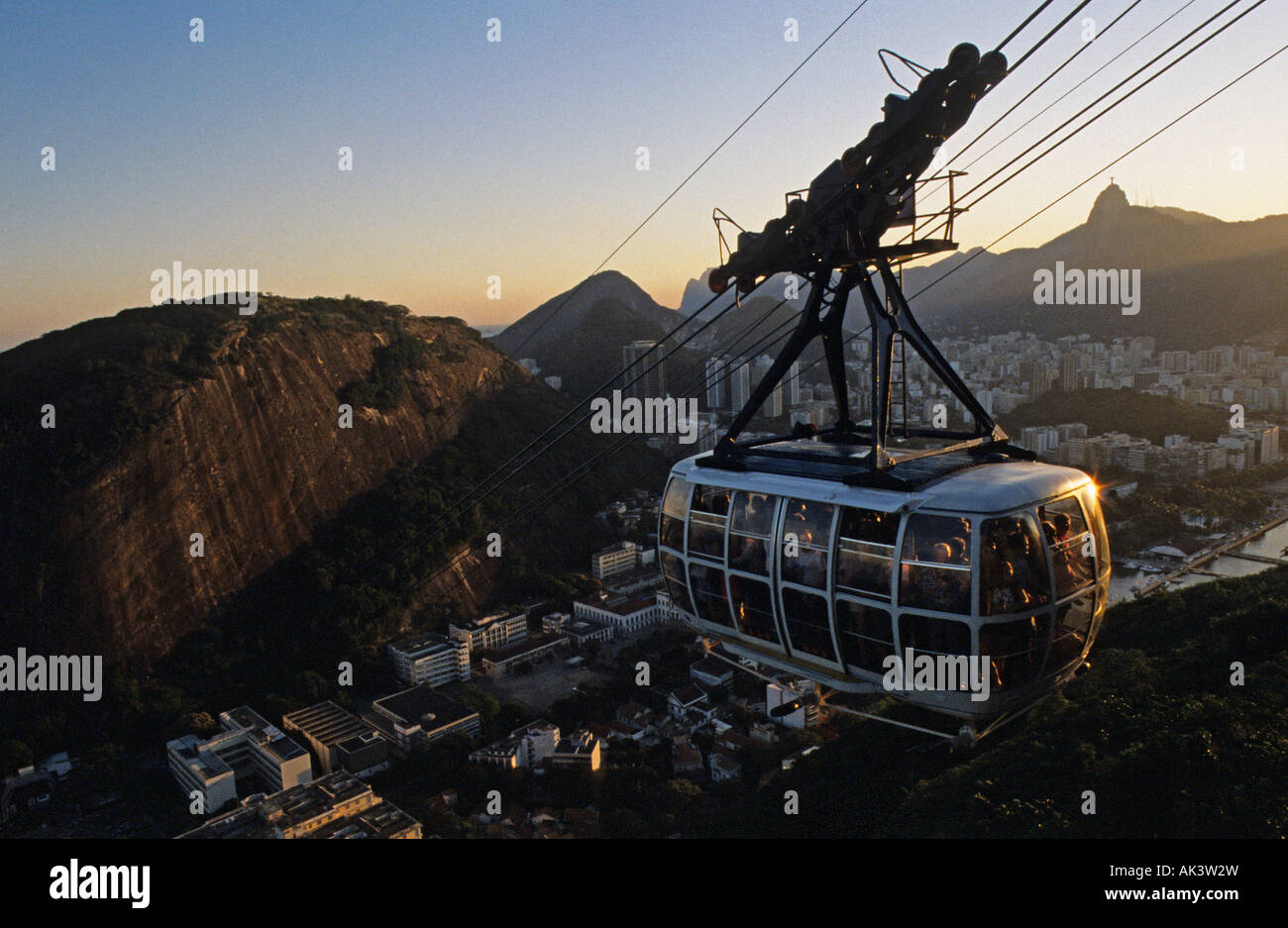 Cable Car to Sugar Loaf Mountain Rio de Janeiro Brazil Stock Photo - Alamy