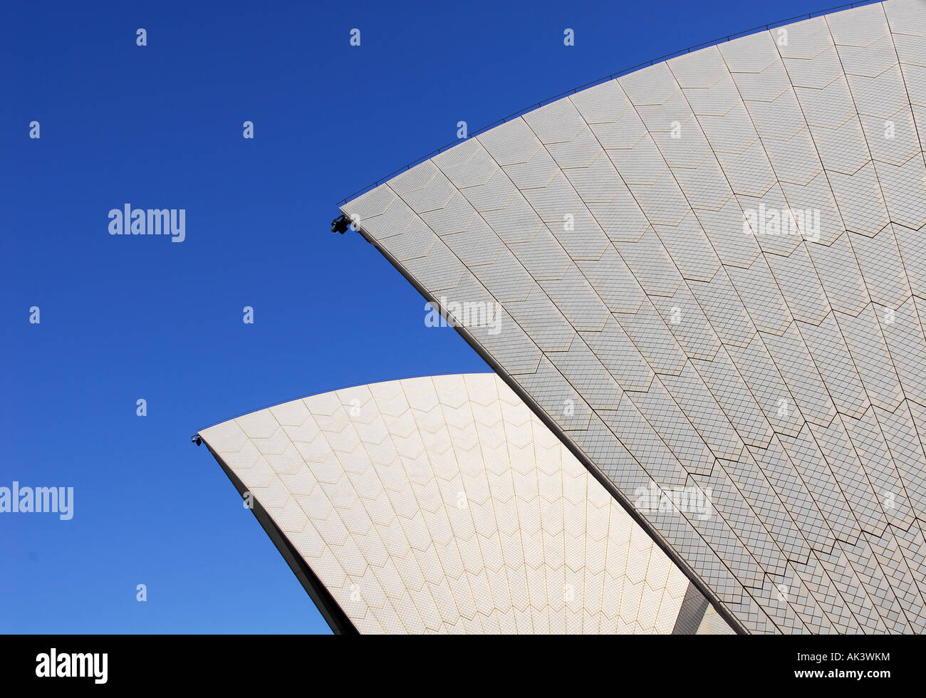 A close up of the roof and tiles of the Sydney Opera House Stock Photo ...