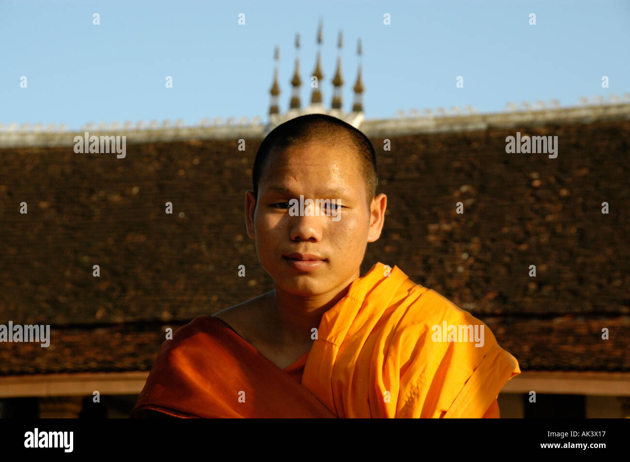 Buddhist monk monastery luang hi-res stock photography and images - Alamy