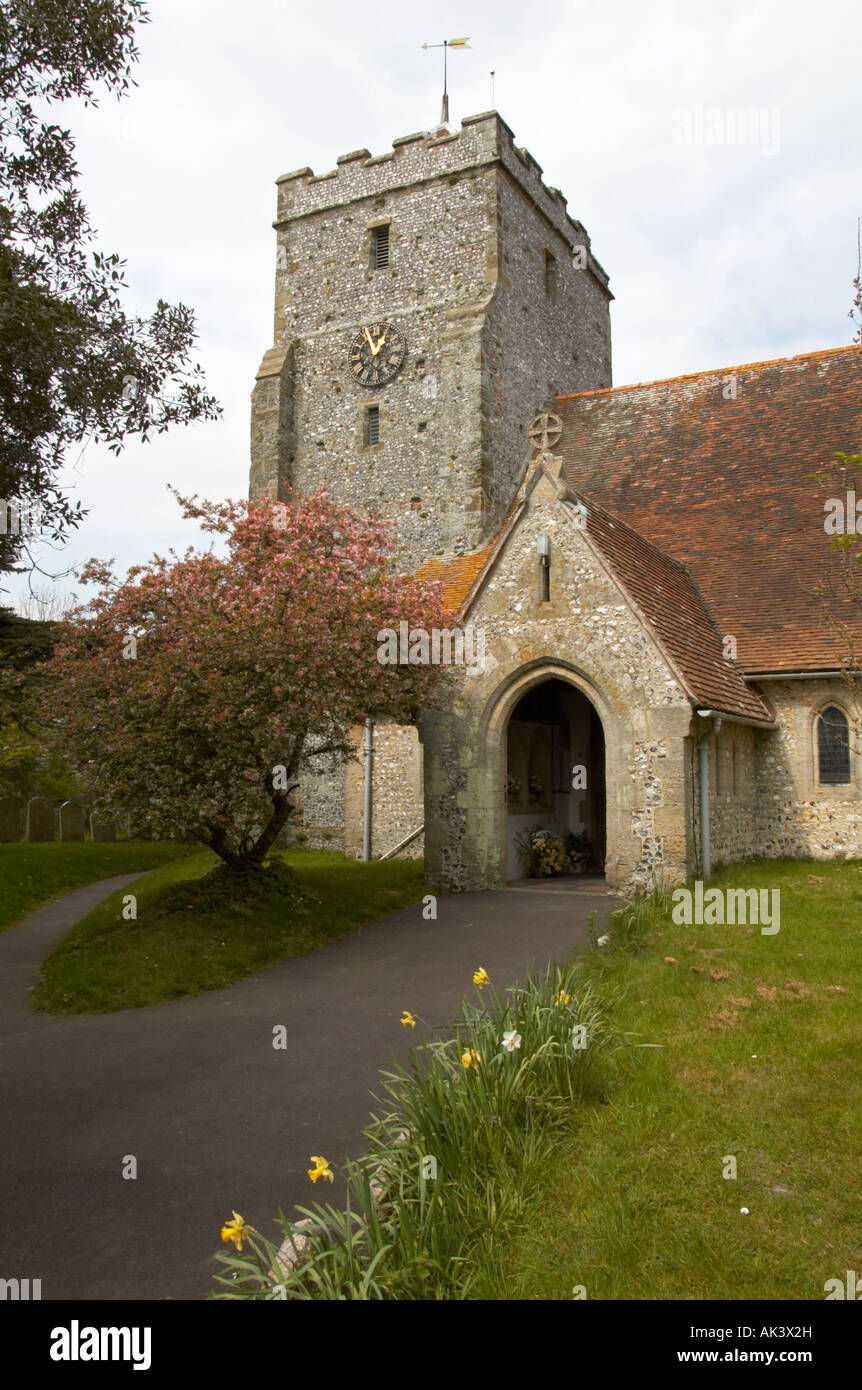 Burpham church, Arundel, Sussex Stock Photo - Alamy