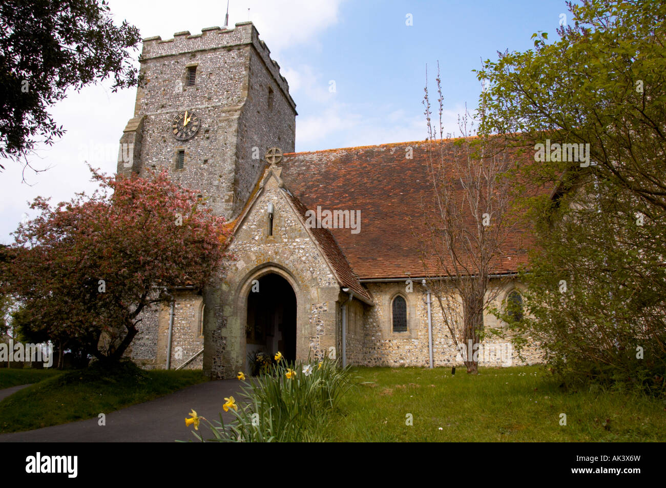 Sussex burpham church arundel hi-res stock photography and images - Alamy