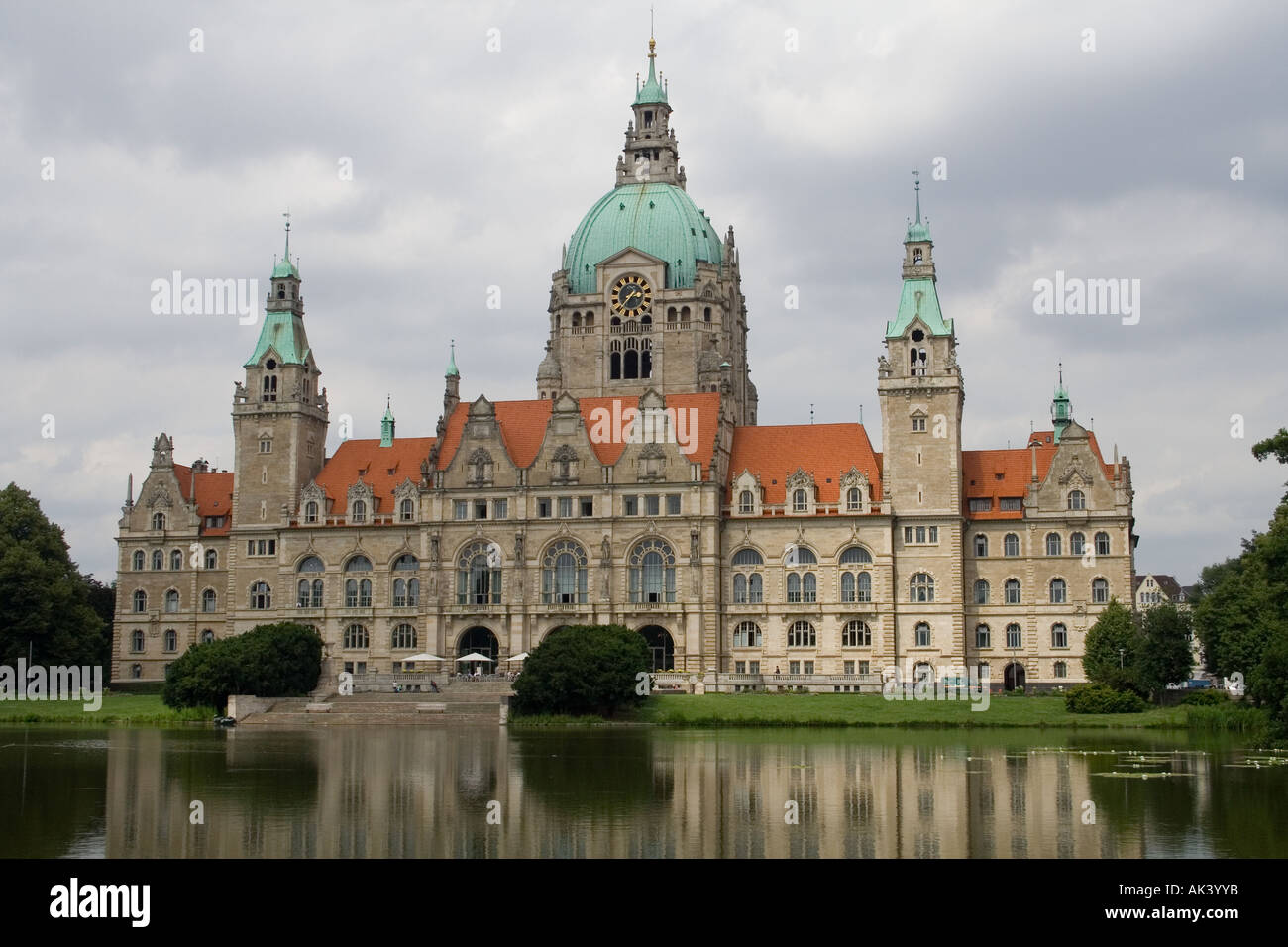 Hanover New Town Hall Stock Photo - Alamy