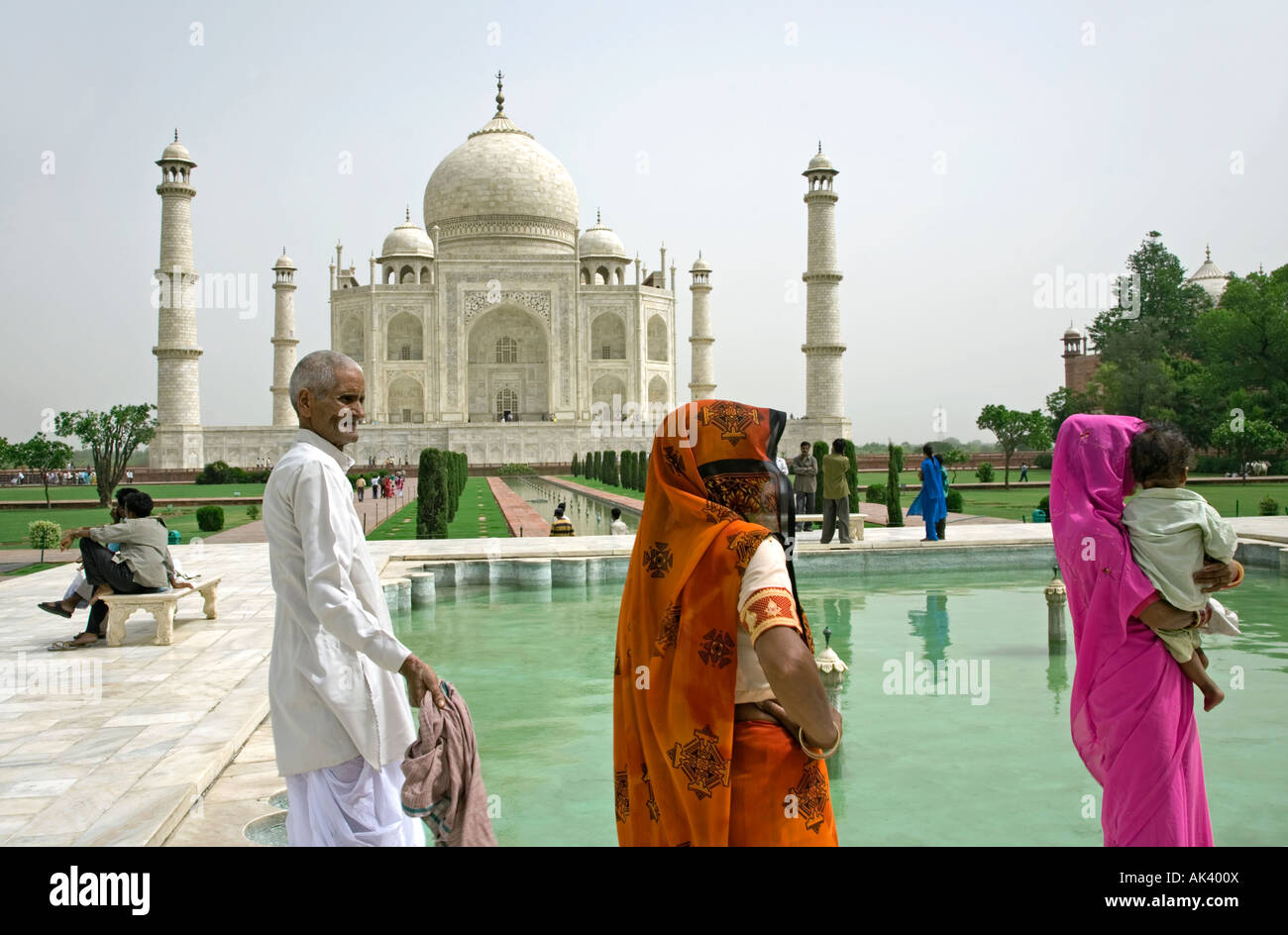 People and Taj Mahal. Agra. India Stock Photo - Alamy