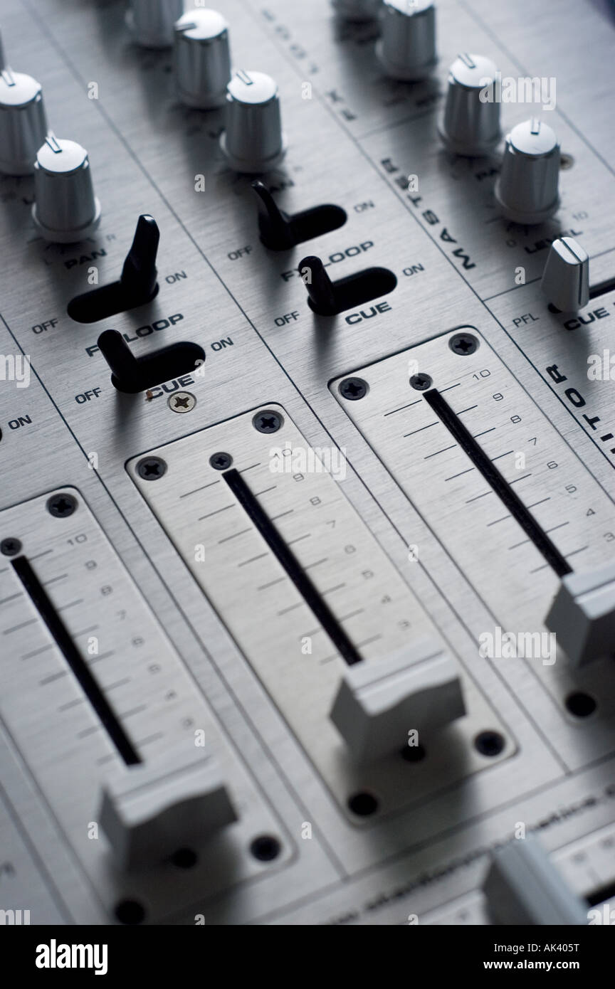 Mixing desk dials hi-res stock photography and images - Alamy