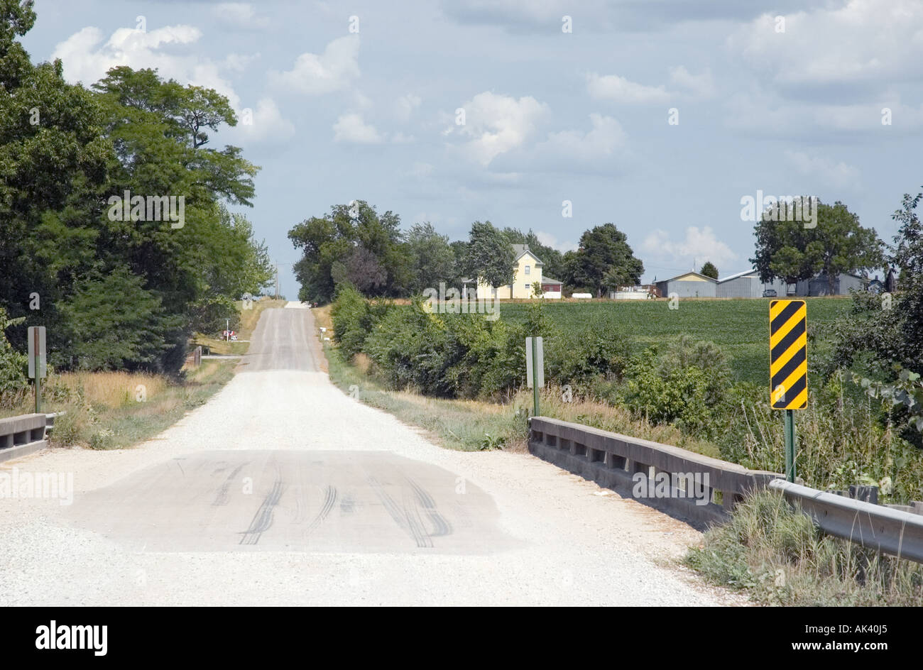 rural gravel road and clouds 1 Stock Photo - Alamy