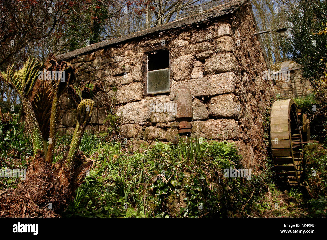 old mill house Lamorna Cornwall Stock Photo - Alamy