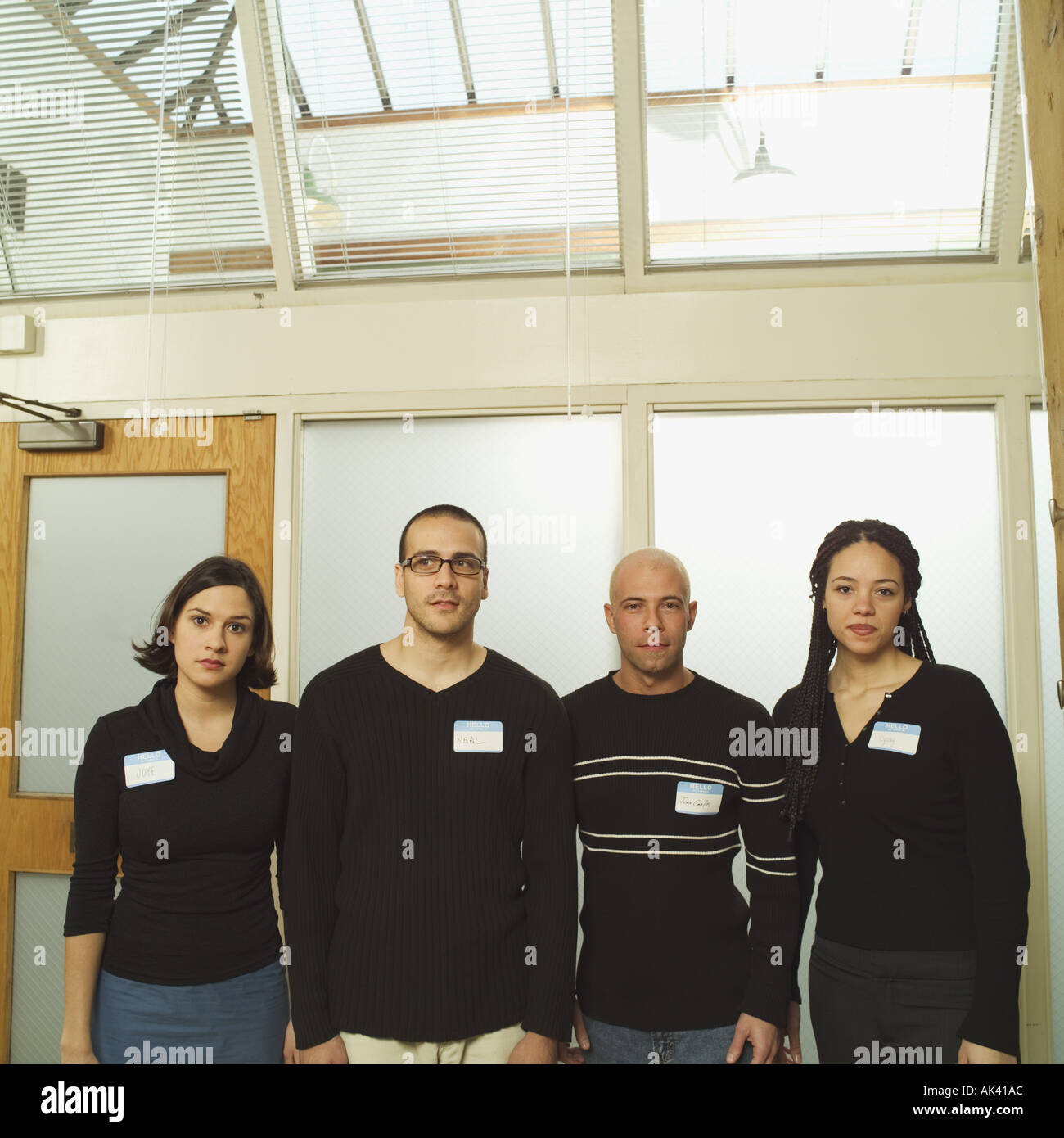 Four diverse work in office hi-res stock photography and images - Alamy