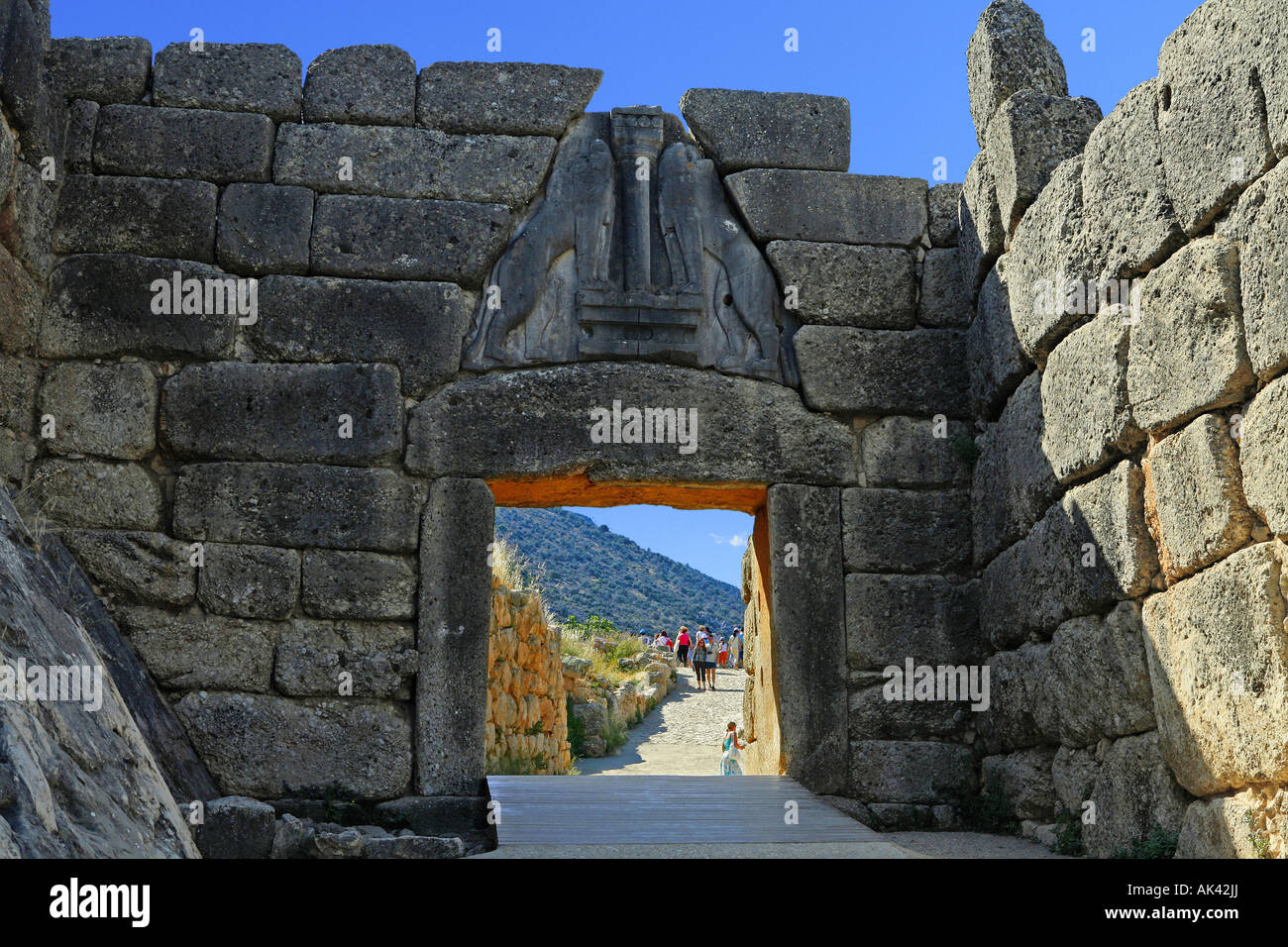 Lion gate mycenae hi-res stock photography and images - Alamy