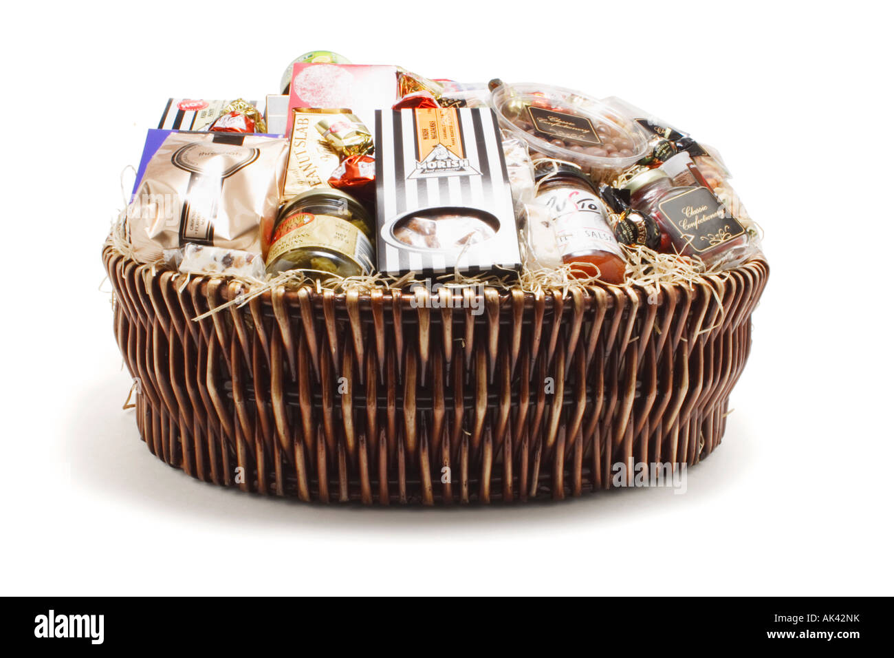 Christmas hamper Cut Out Stock Images & Pictures - Alamy