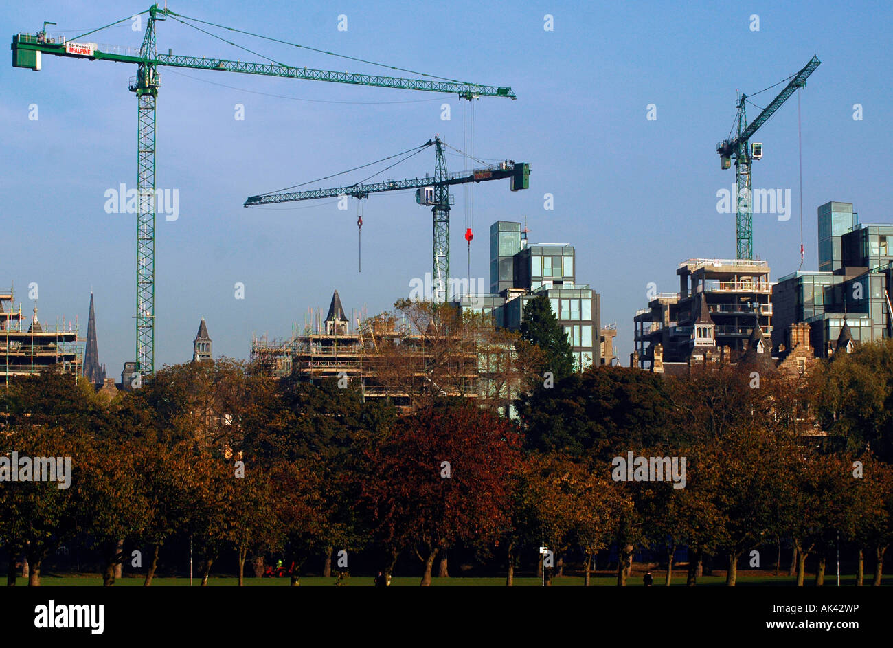 Quartermile development from The Meadows,Edinburgh Stock Photo - Alamy