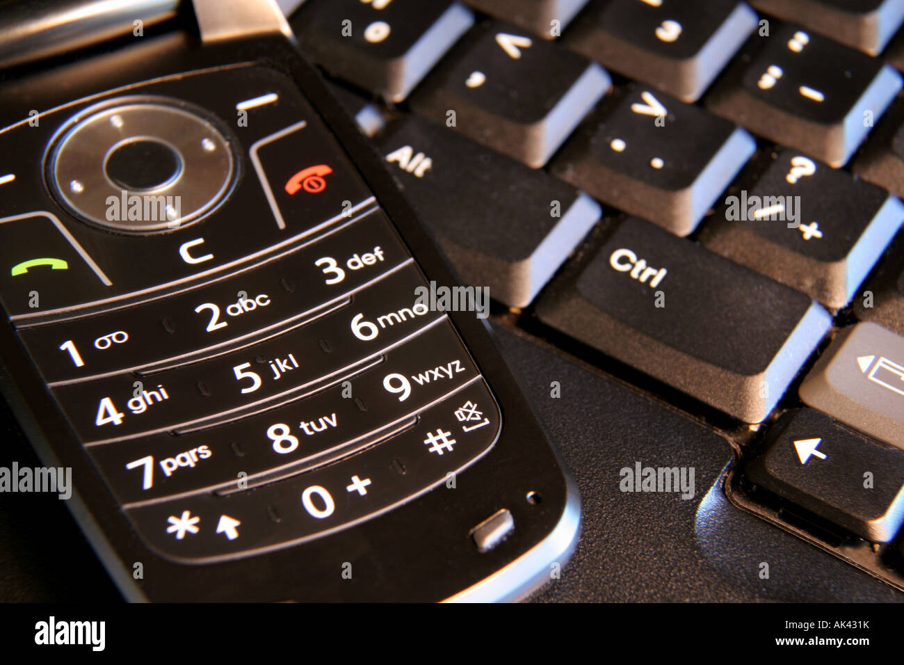 Cell Phone and Laptop Stock Photo - Alamy